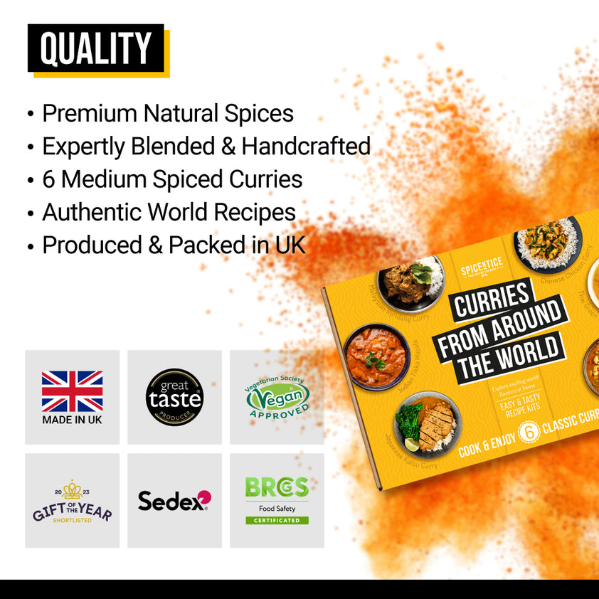 Curries from around the World Gift Box – SPICENTICE LTD