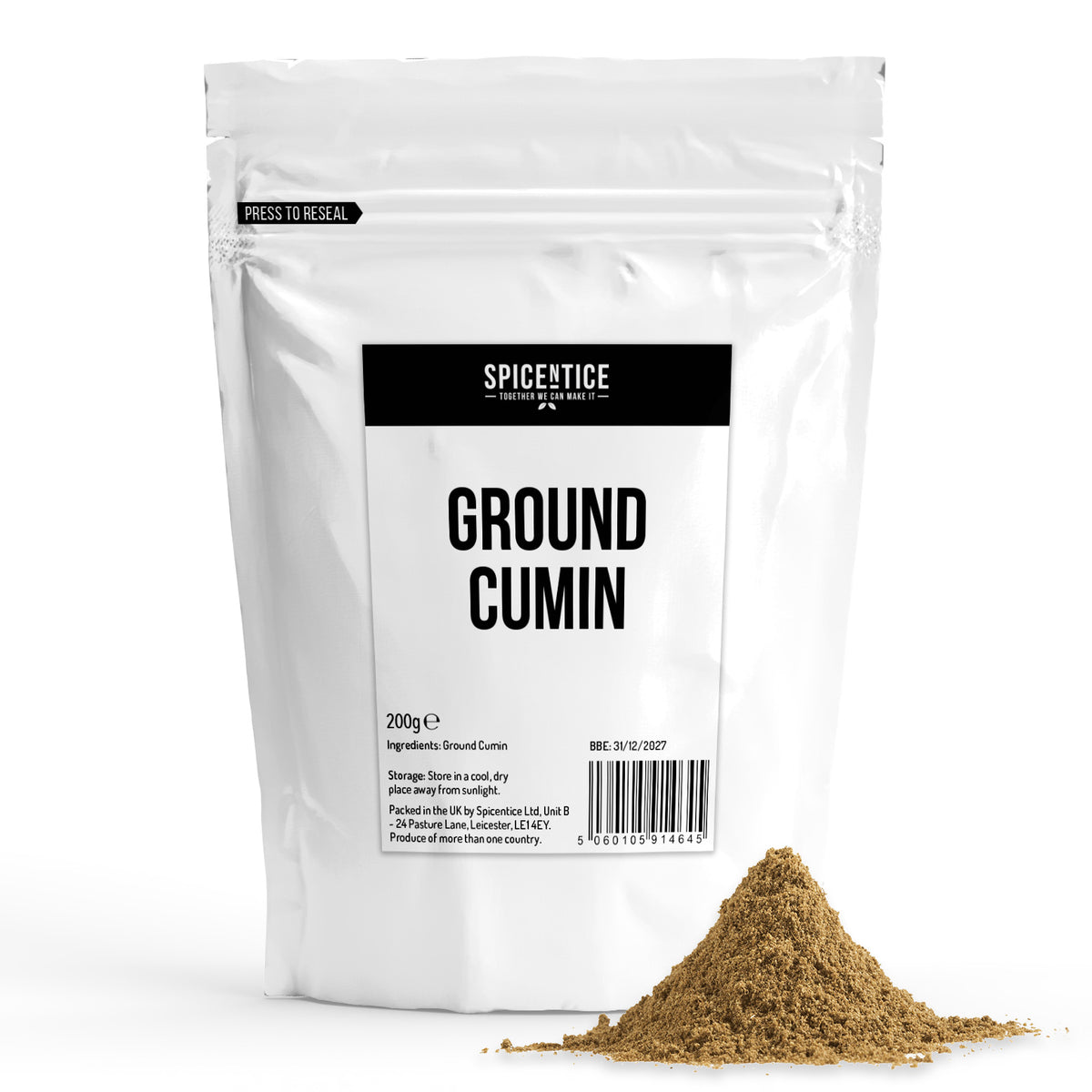 Premium Ground Cumin Powder UK | 100g – 1kg Spices – SPICENTICE LTD