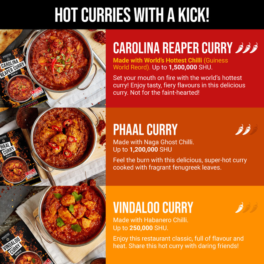 World's Hottest Curry Collection Gift Box – SPICENTICE LTD
