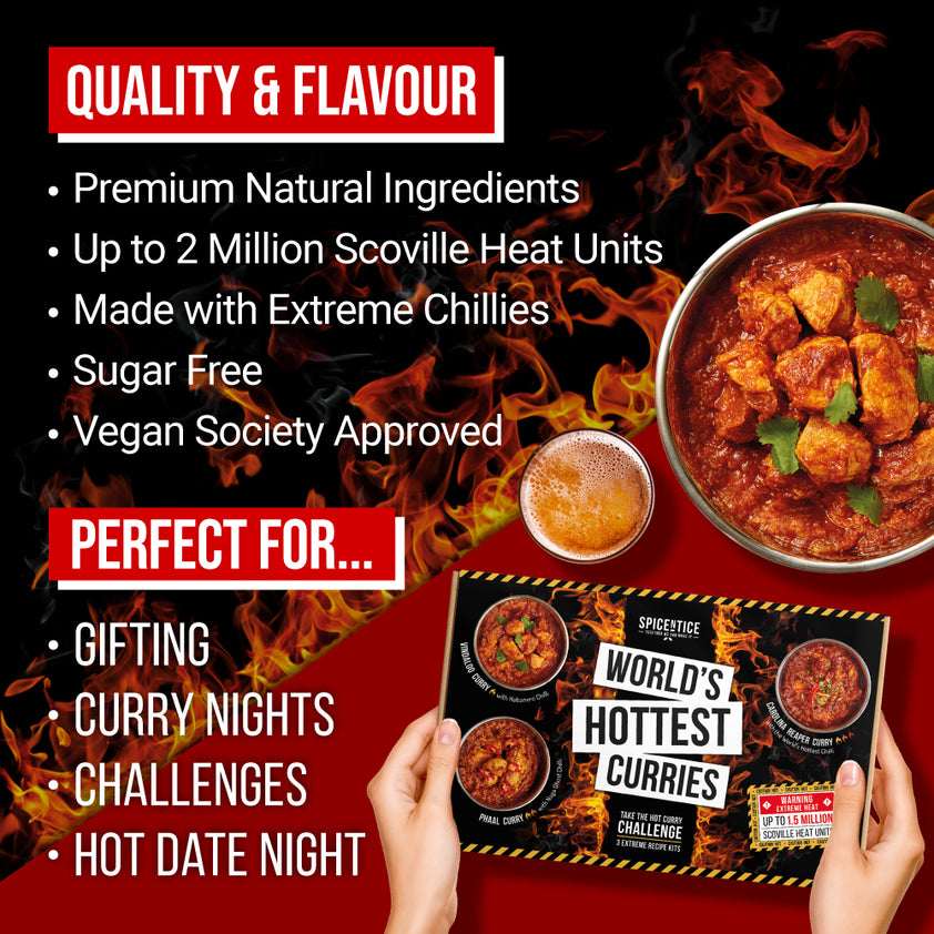 World's Hottest Curry Collection Gift Box – SPICENTICE LTD