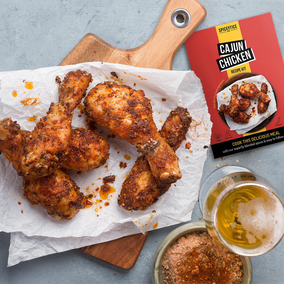 Low Calorie Cajun Seasoning Mix and Spices | SPICENTICE – SPICENTICE LTD