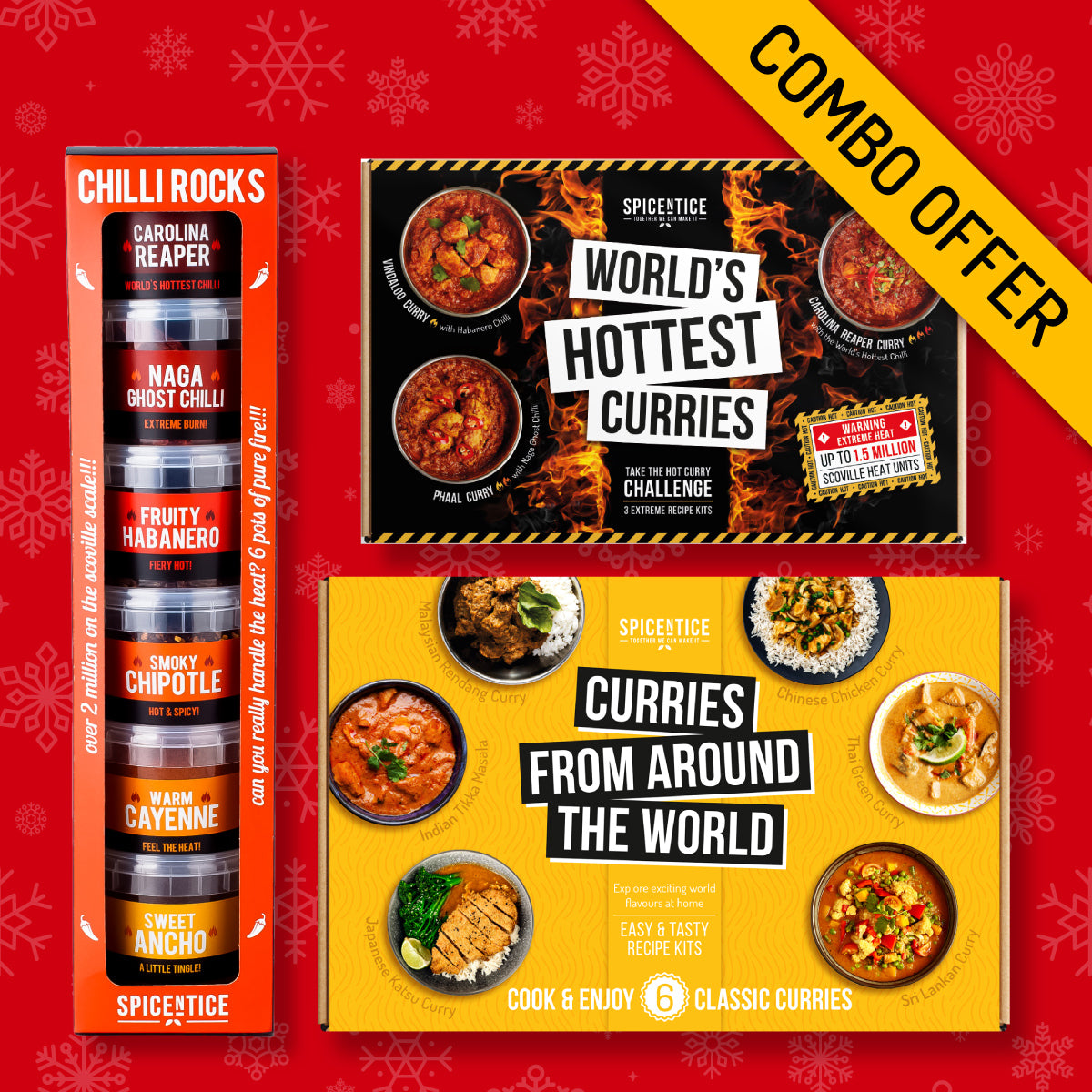 Hot Curry Combo | New Gift Set | Recipe Kits | Spicentice – SPICENTICE LTD
