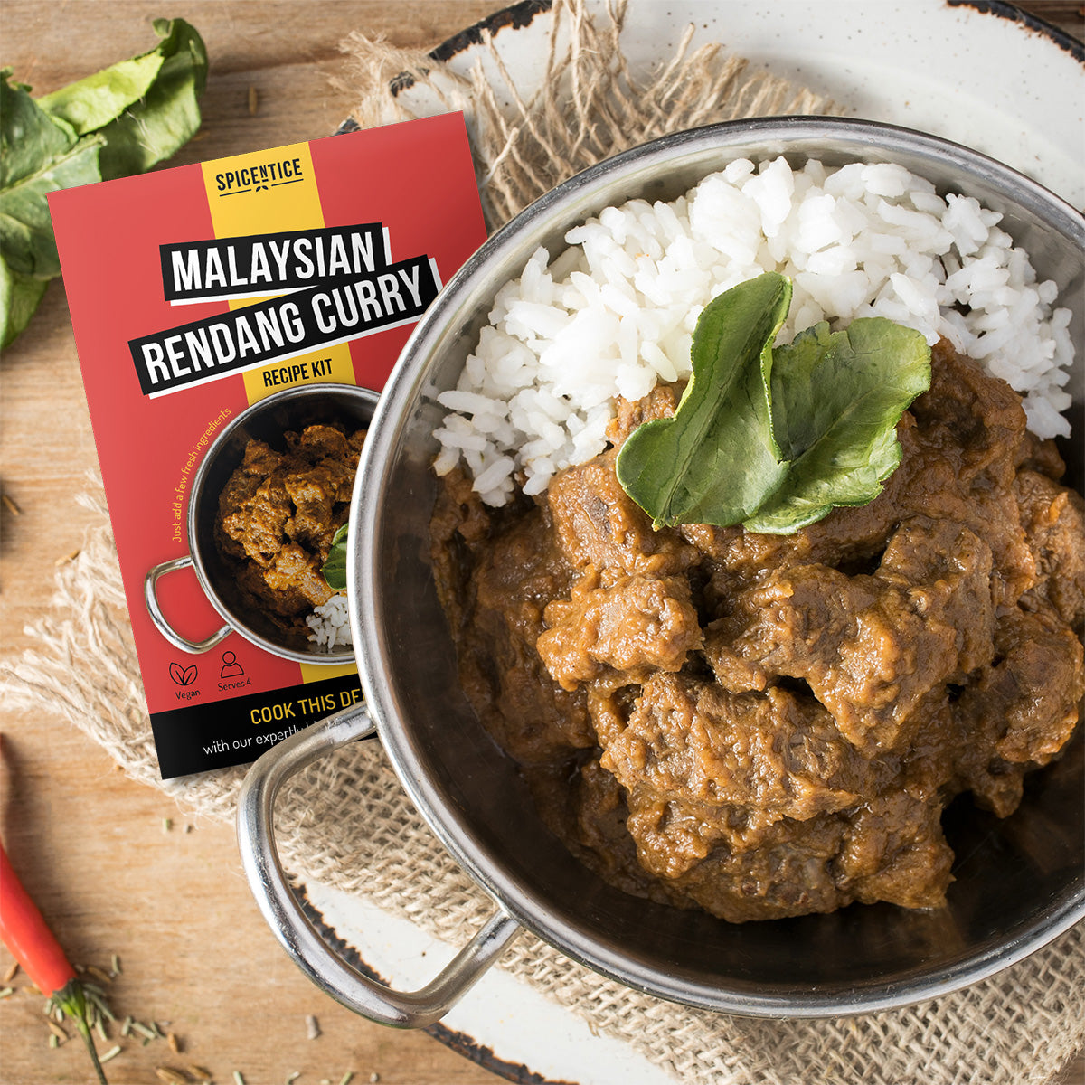 Malaysian Rendang Curry Kit and Seasoning | SPICENTICE – SPICENTICE LTD