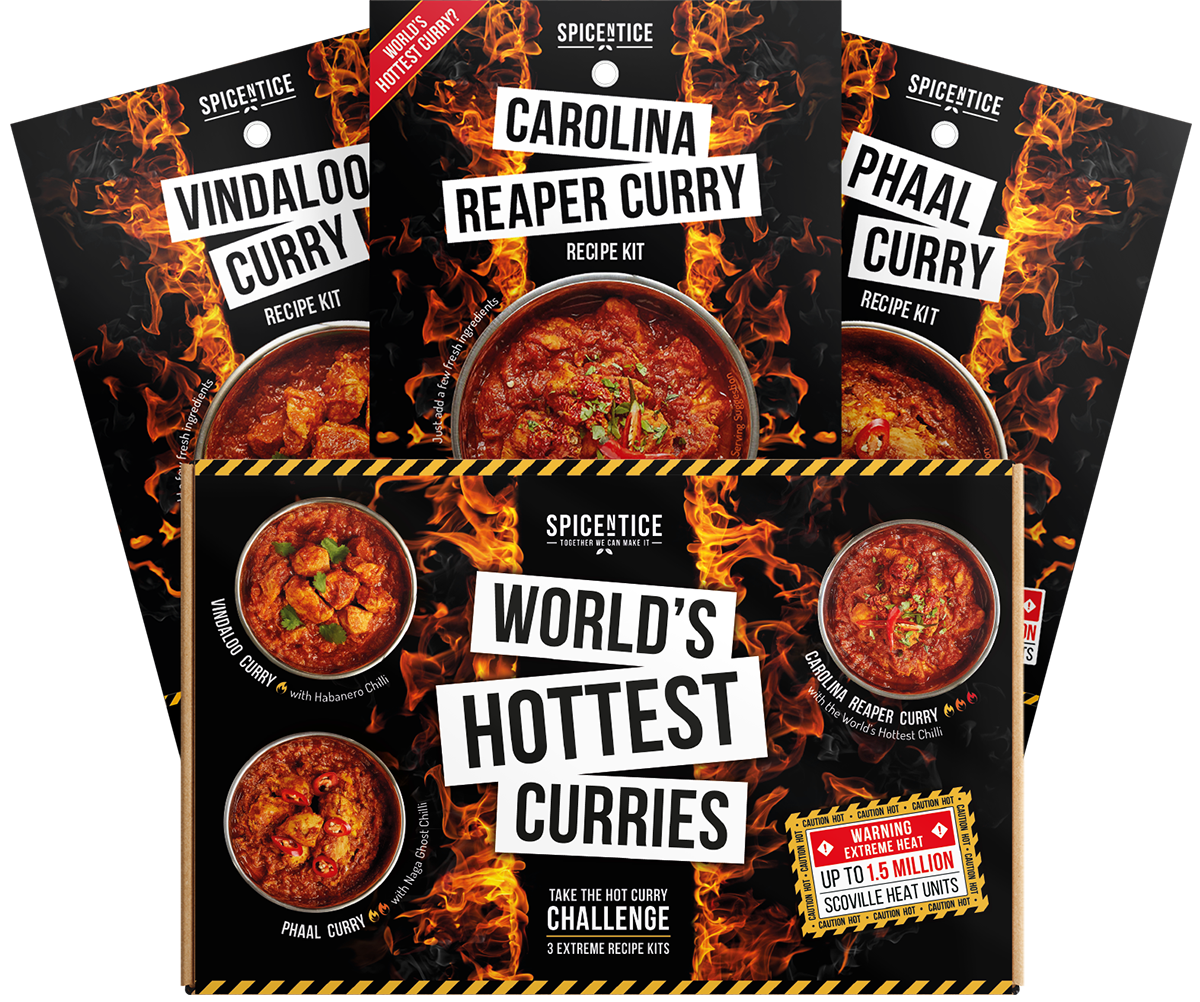 Hot Curry Combo | New Gift Set | Recipe Kits | Spicentice – SPICENTICE LTD
